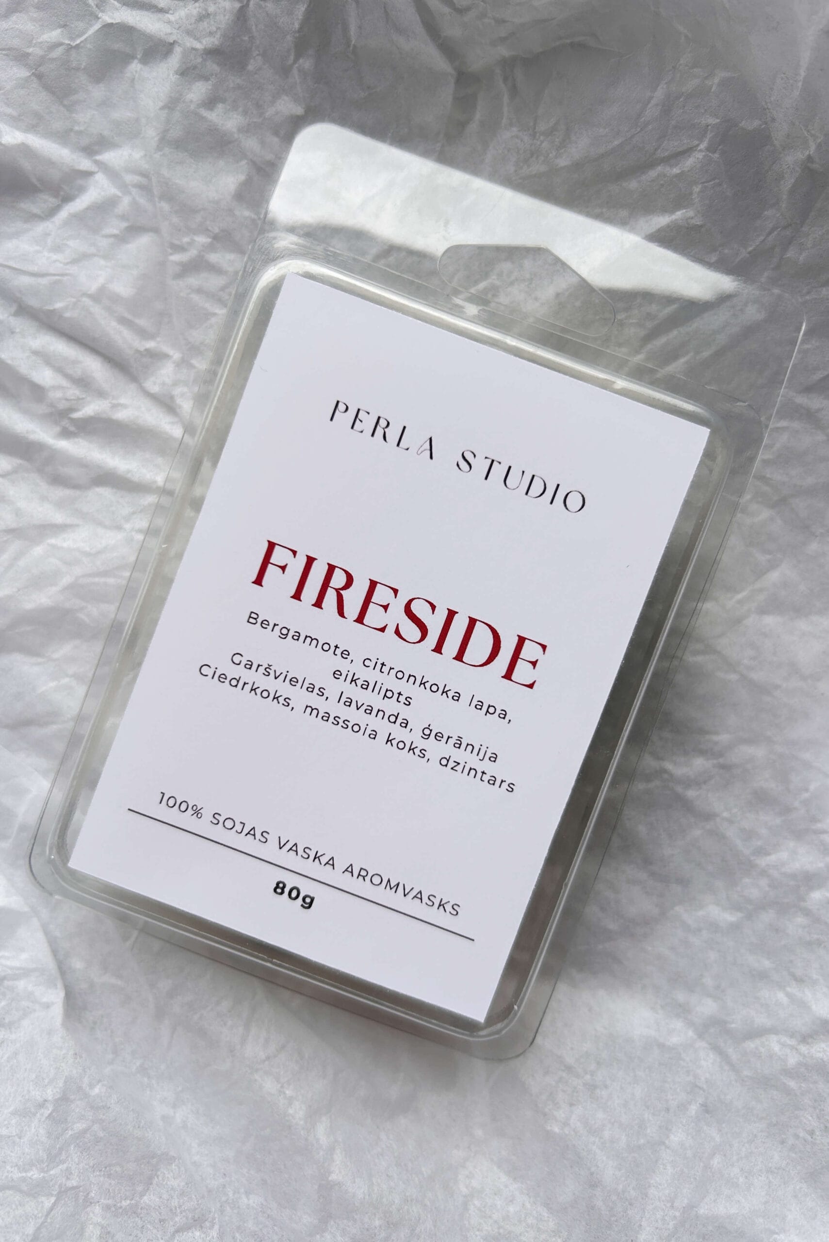 Aromātiskais vasks FIRESIDE - Perla Studio